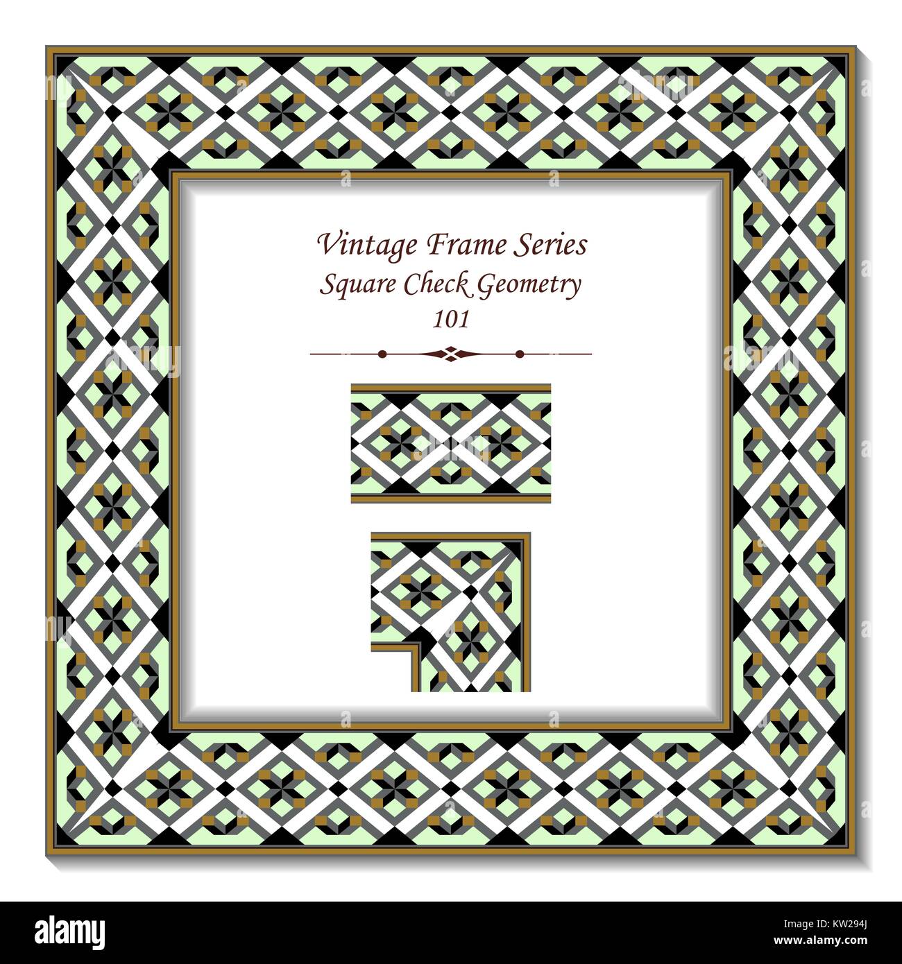 Frame background seamless check Cut Out Stock Images & Pictures - Alamy