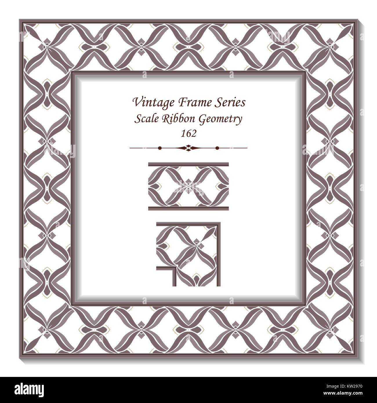 Vintage scale repeat pattern Cut Out Stock Images & Pictures - Alamy