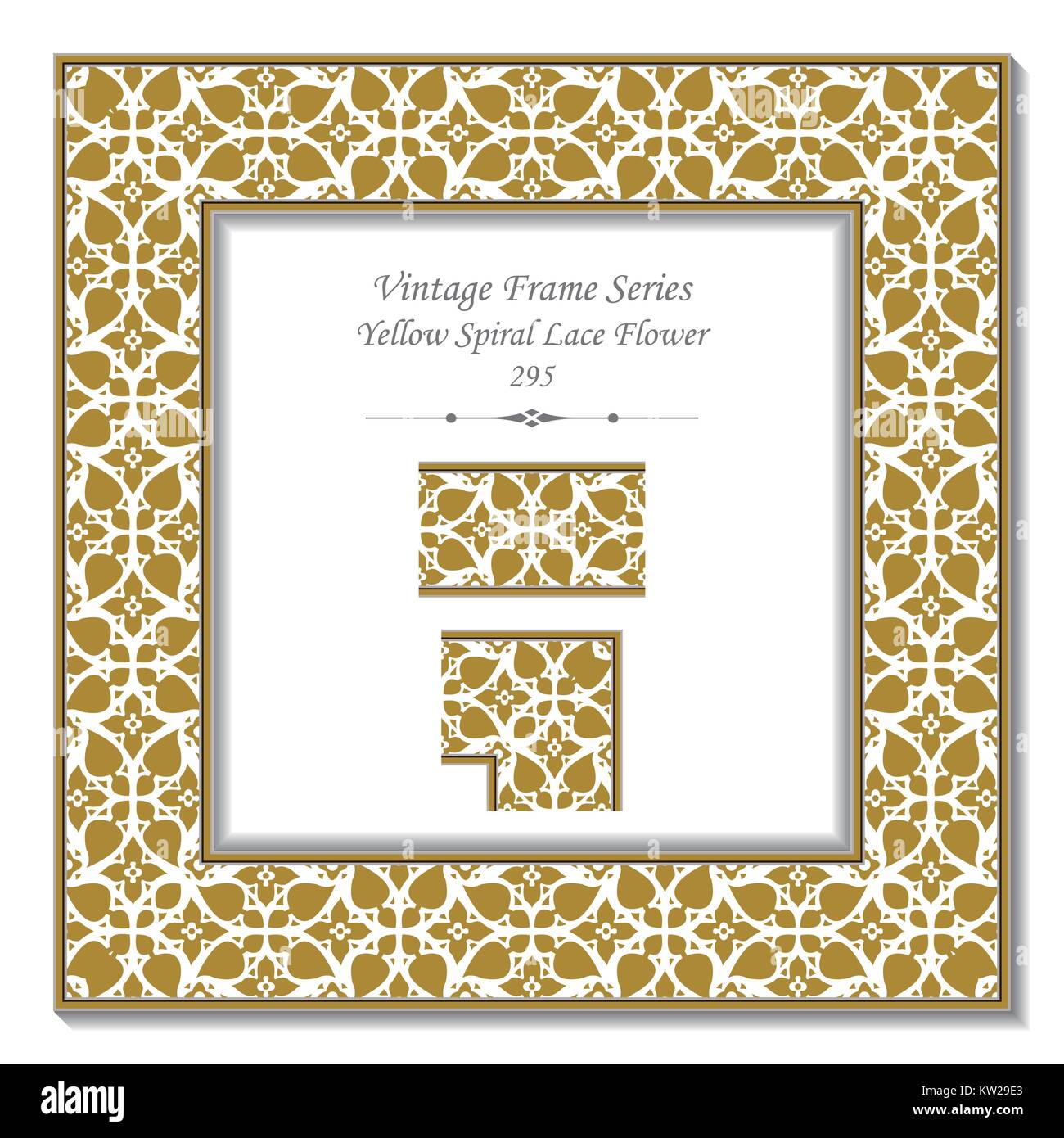 Vintage lace damask invitation Cut Out Stock Images & Pictures - Alamy