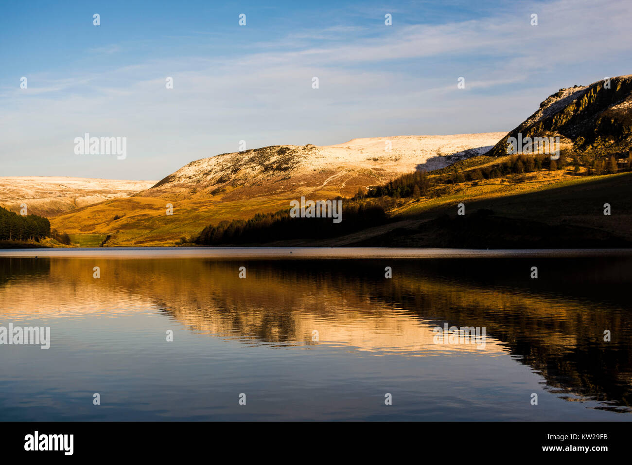 Reflecting on nature - Reflection of the Dovestones Peak District ...