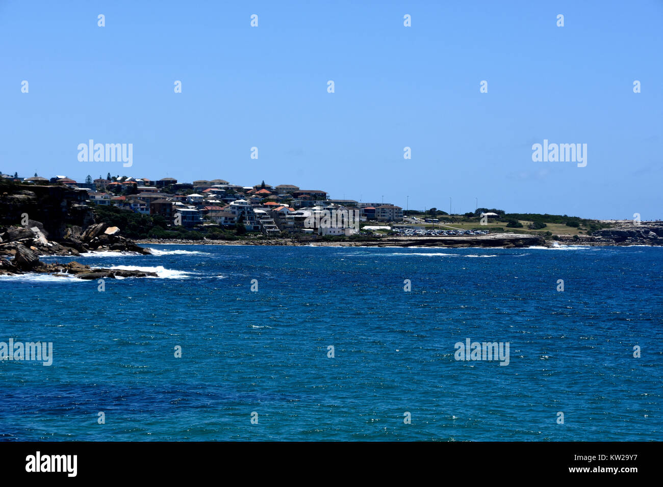 Coogee Bay, Beach and Cliffs Stock Photo - Alamy