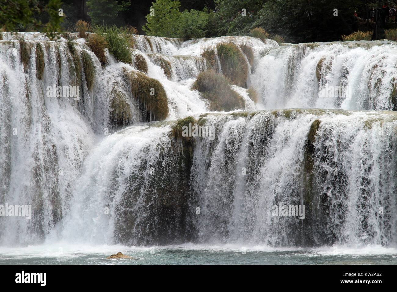 Wide waterfall hi-res stock photography and images - Alamy