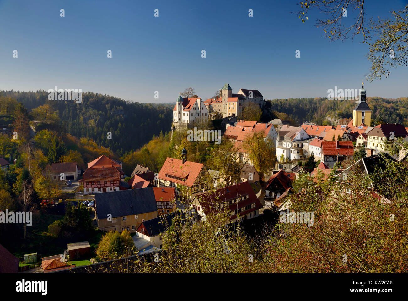 Burg hohnstein elbsandsteingebirge hi-res stock photography and images ...