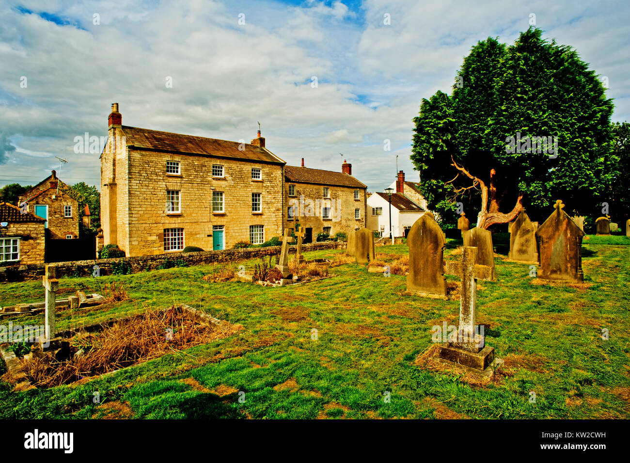 All Saints Church, Saxton, North Yorkshire Stock Photo - Alamy