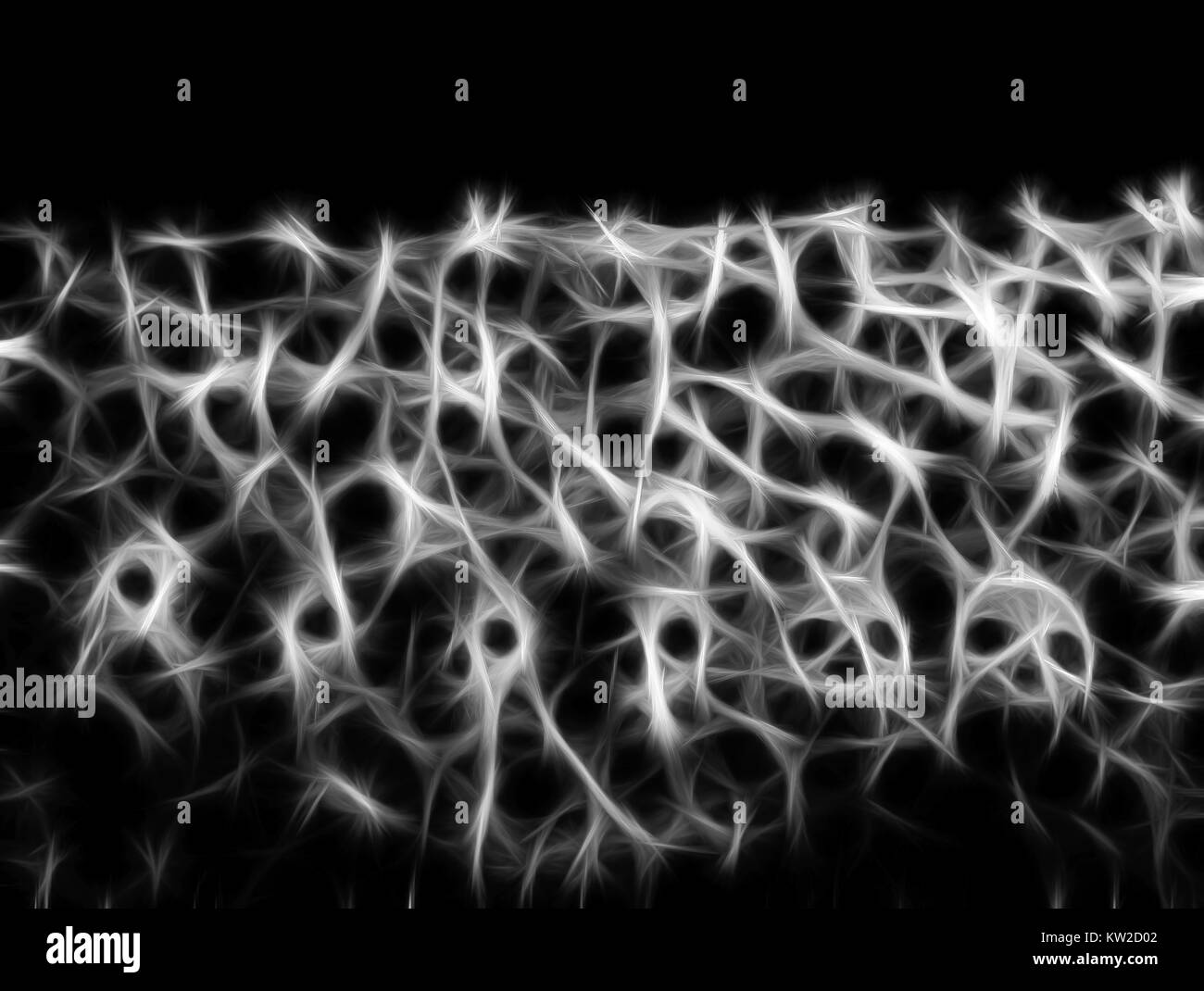 Skulls and bones, large abstract painting Stock Photo - Alamy