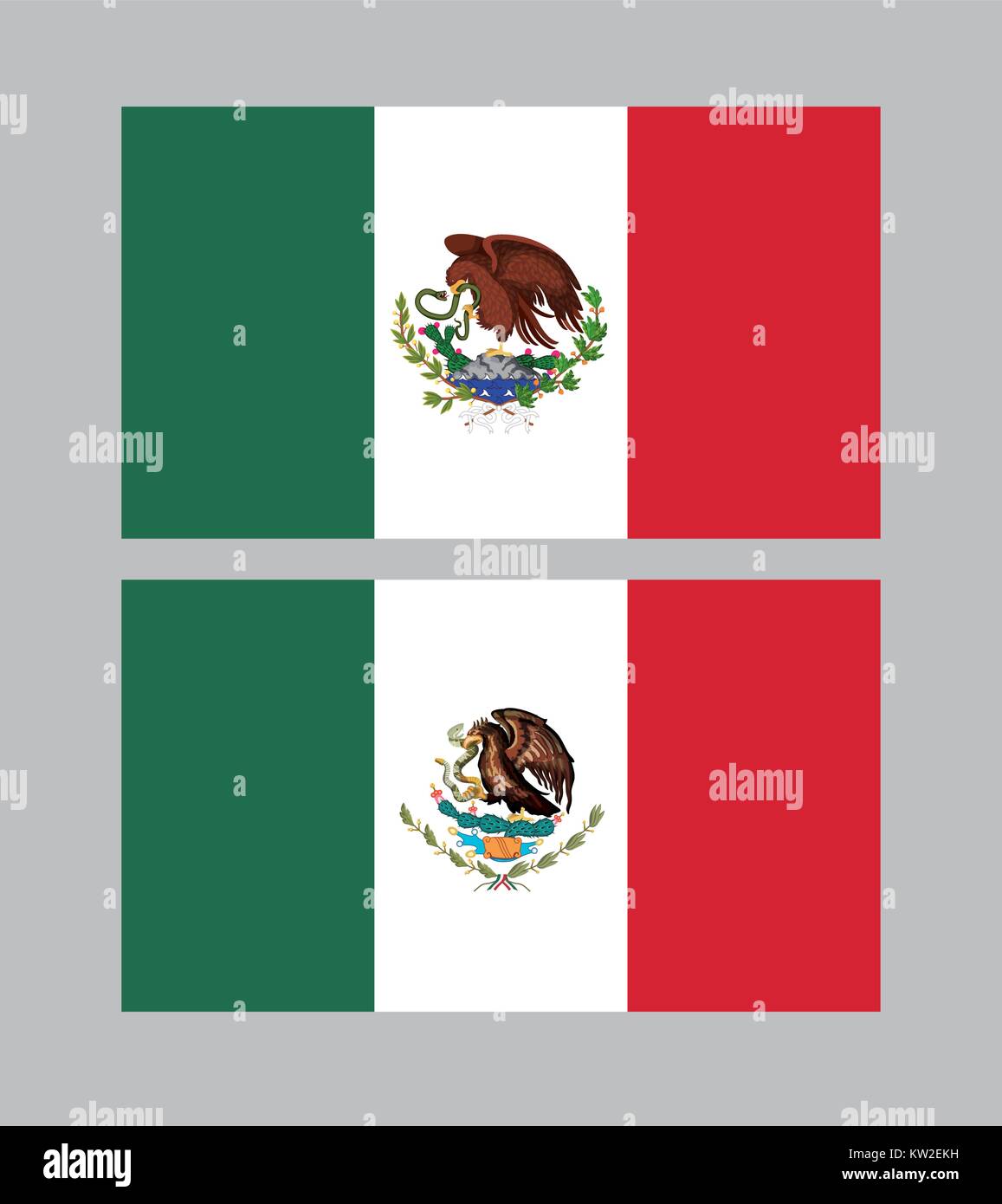 mexico colorful flags in grey background Stock Vector Image & Art - Alamy