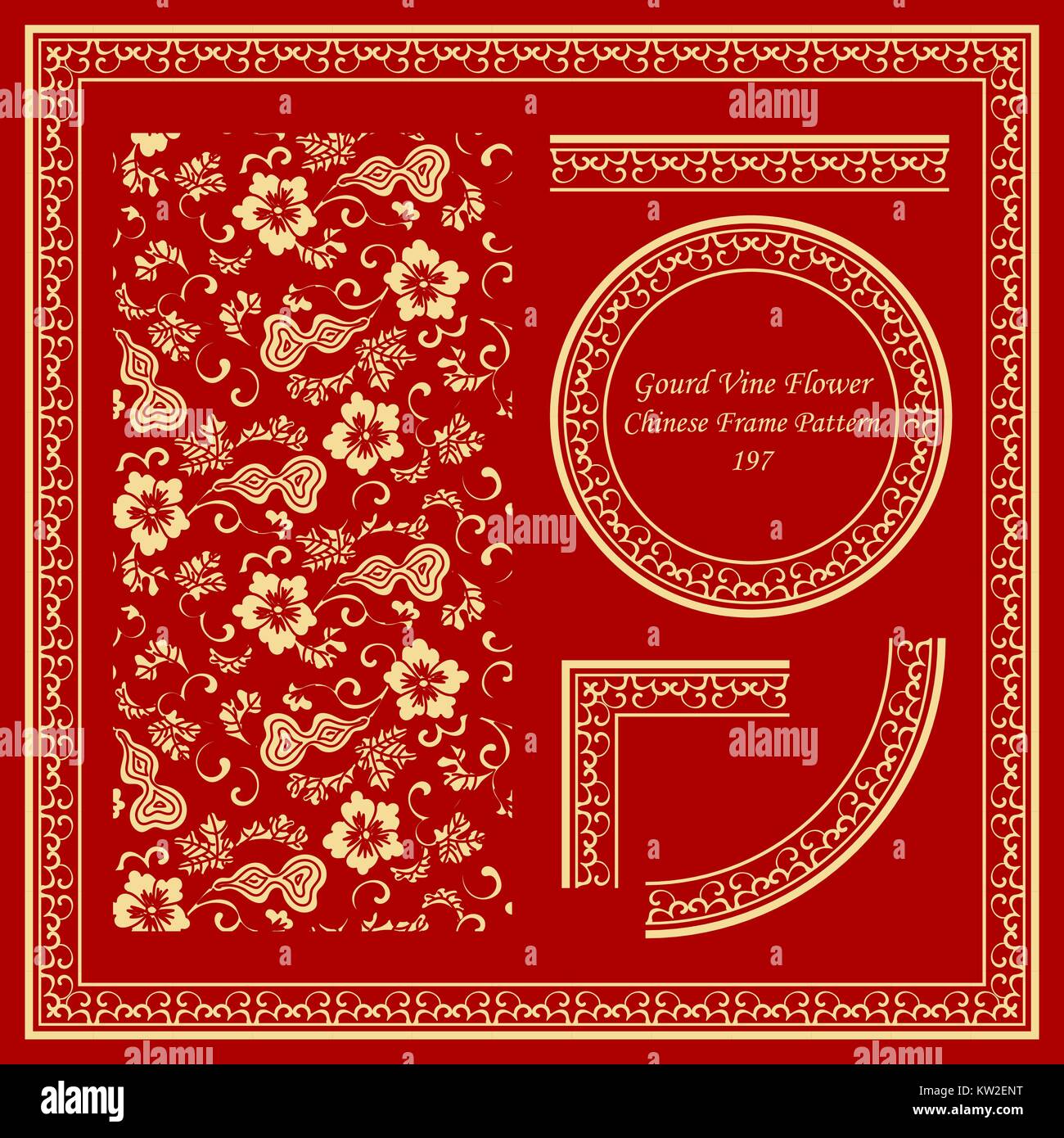 Gourd china Stock Vector Images - Alamy