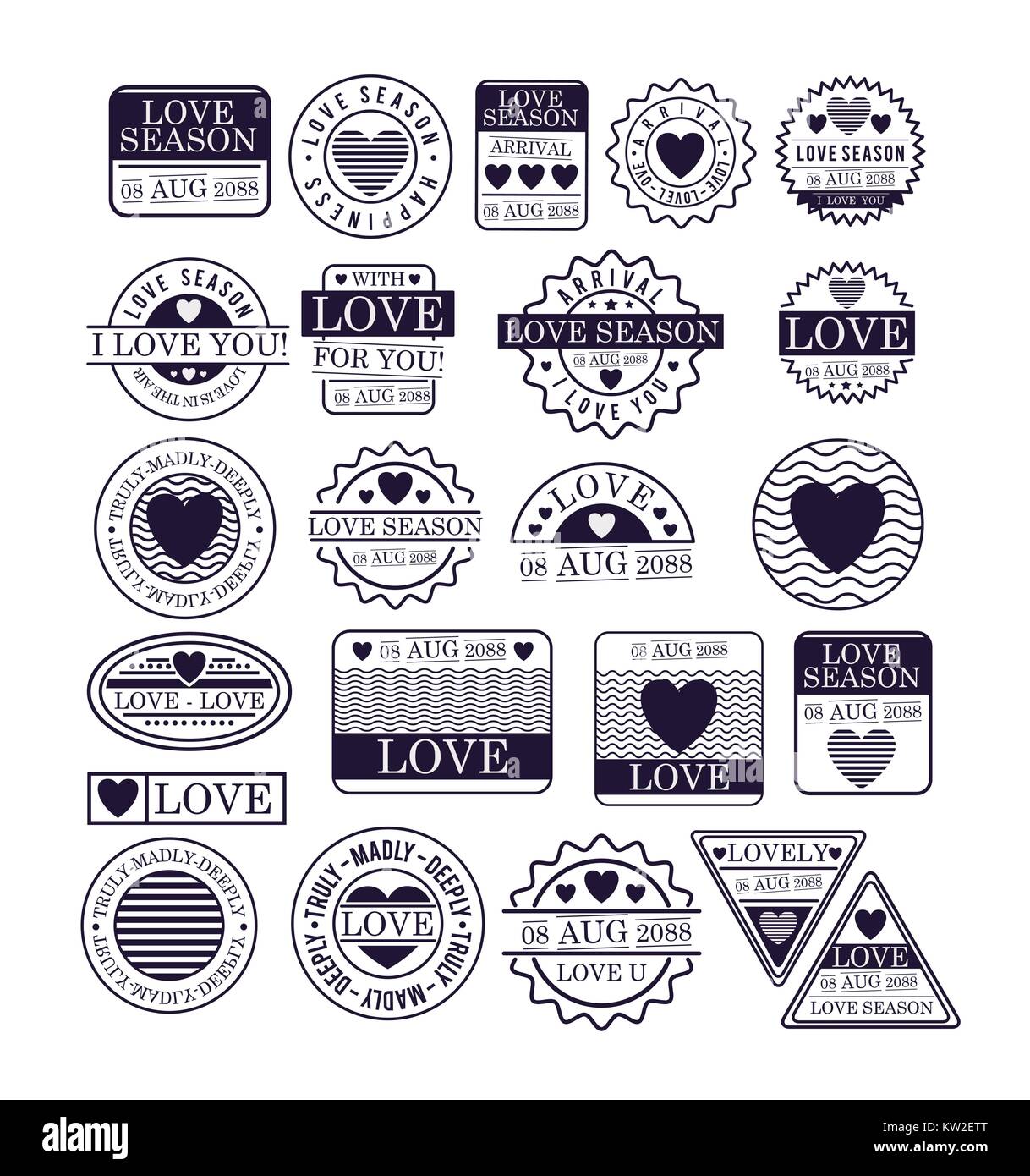 Blue postage stamps Cut Out Stock Images & Pictures - Alamy