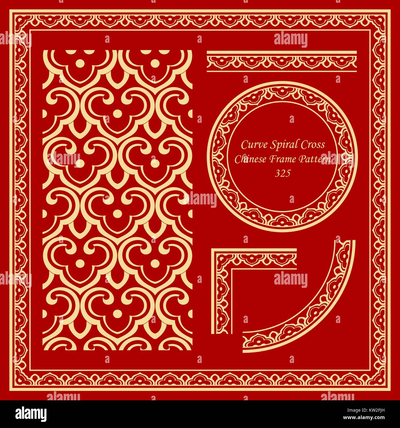Chintz border Stock Vector Images - Alamy