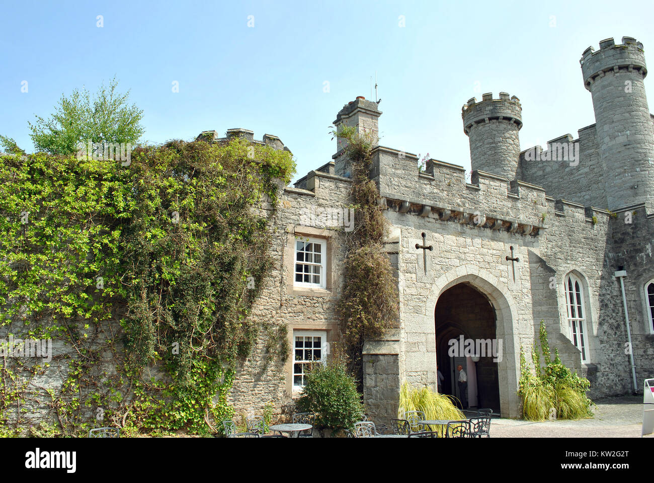 Bodelwyddan castle in denbighshire north hi-res stock photography and ...