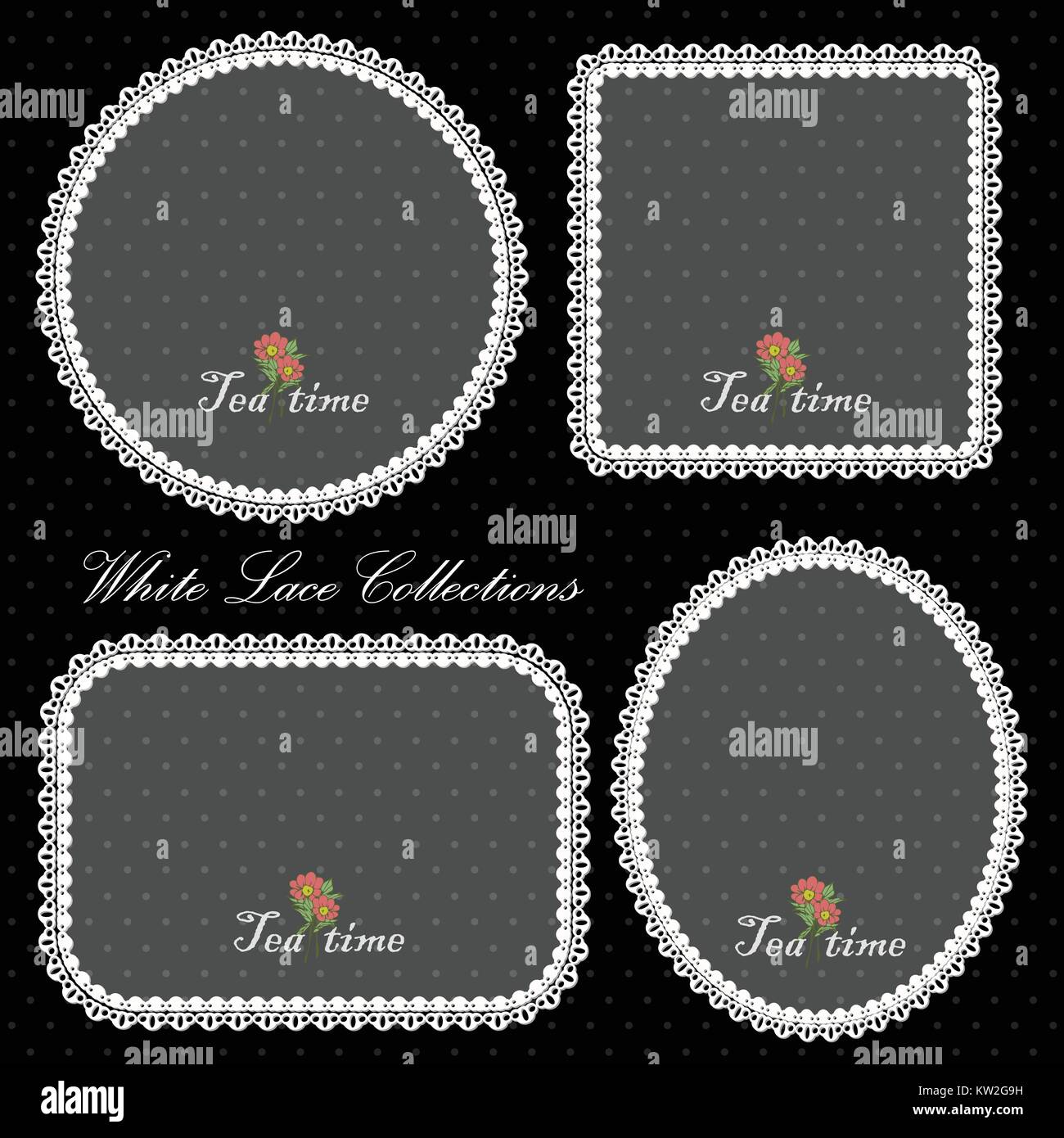 Lace material Stock Vector Images - Alamy