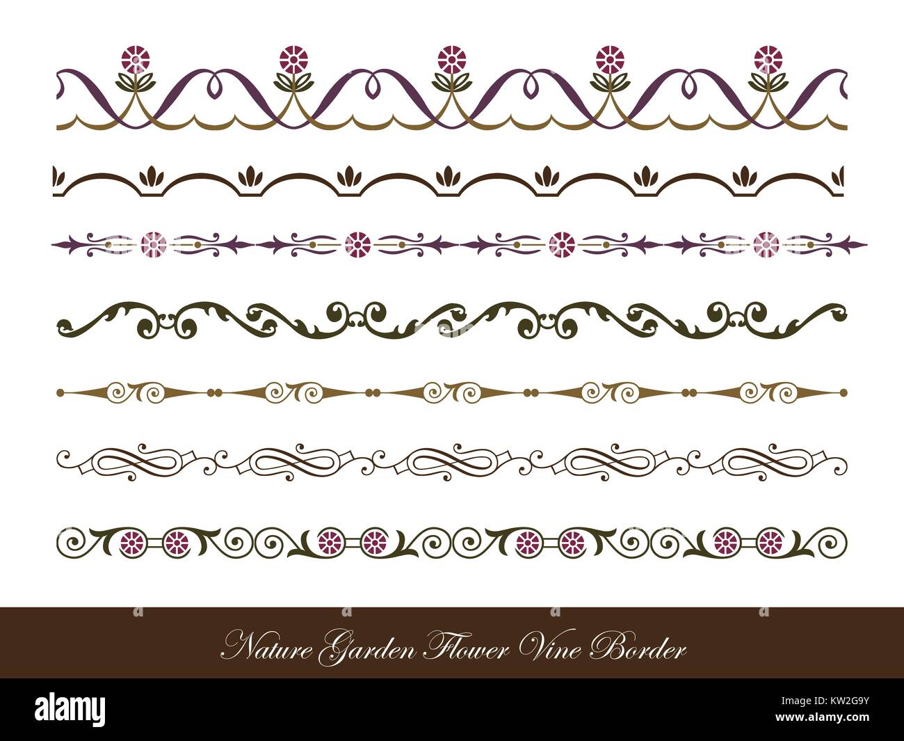 Vine border hi-res stock photography and images - Alamy