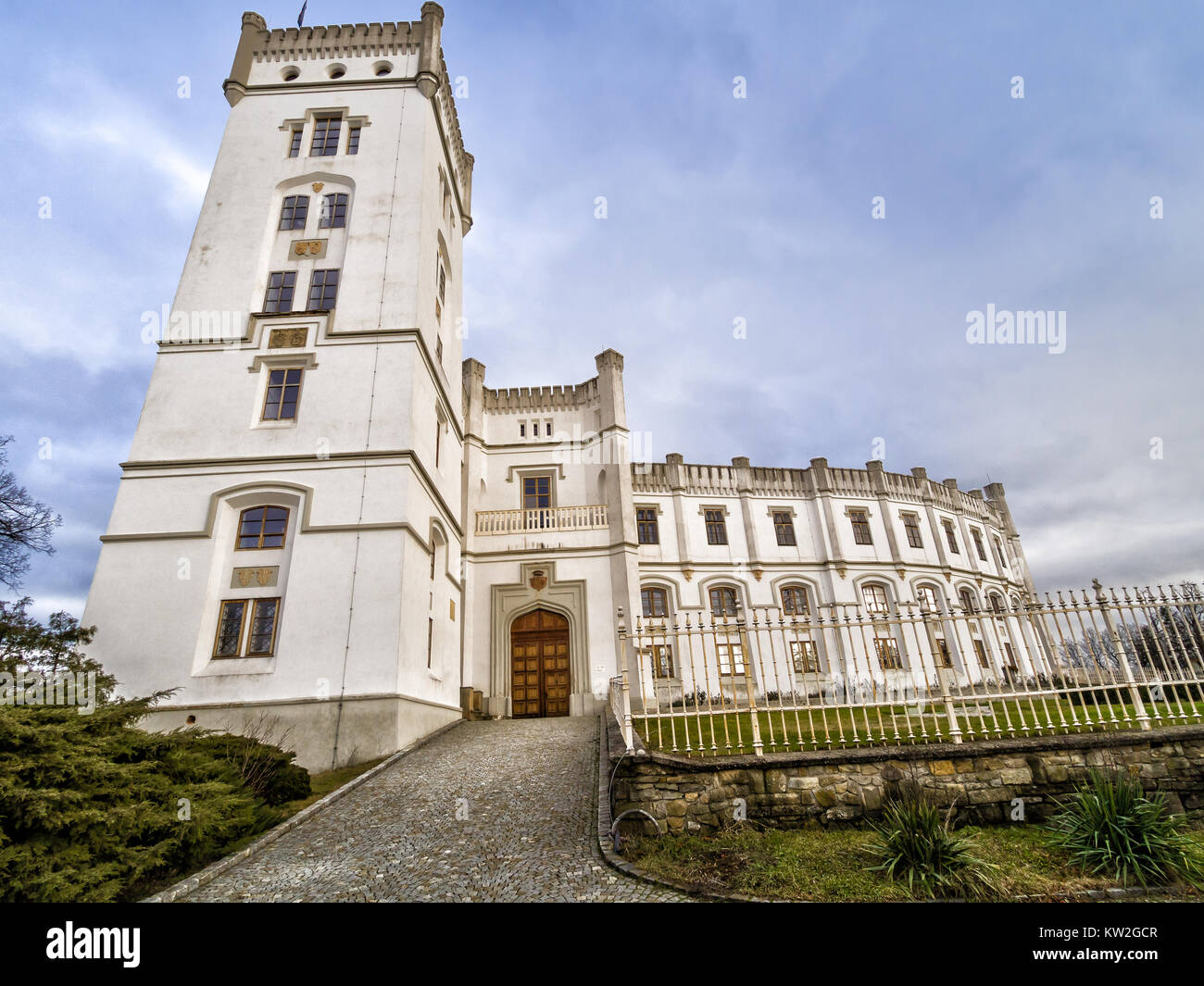 Chateau Novy Svetlov near village Bojkovice. Gothic and then ...