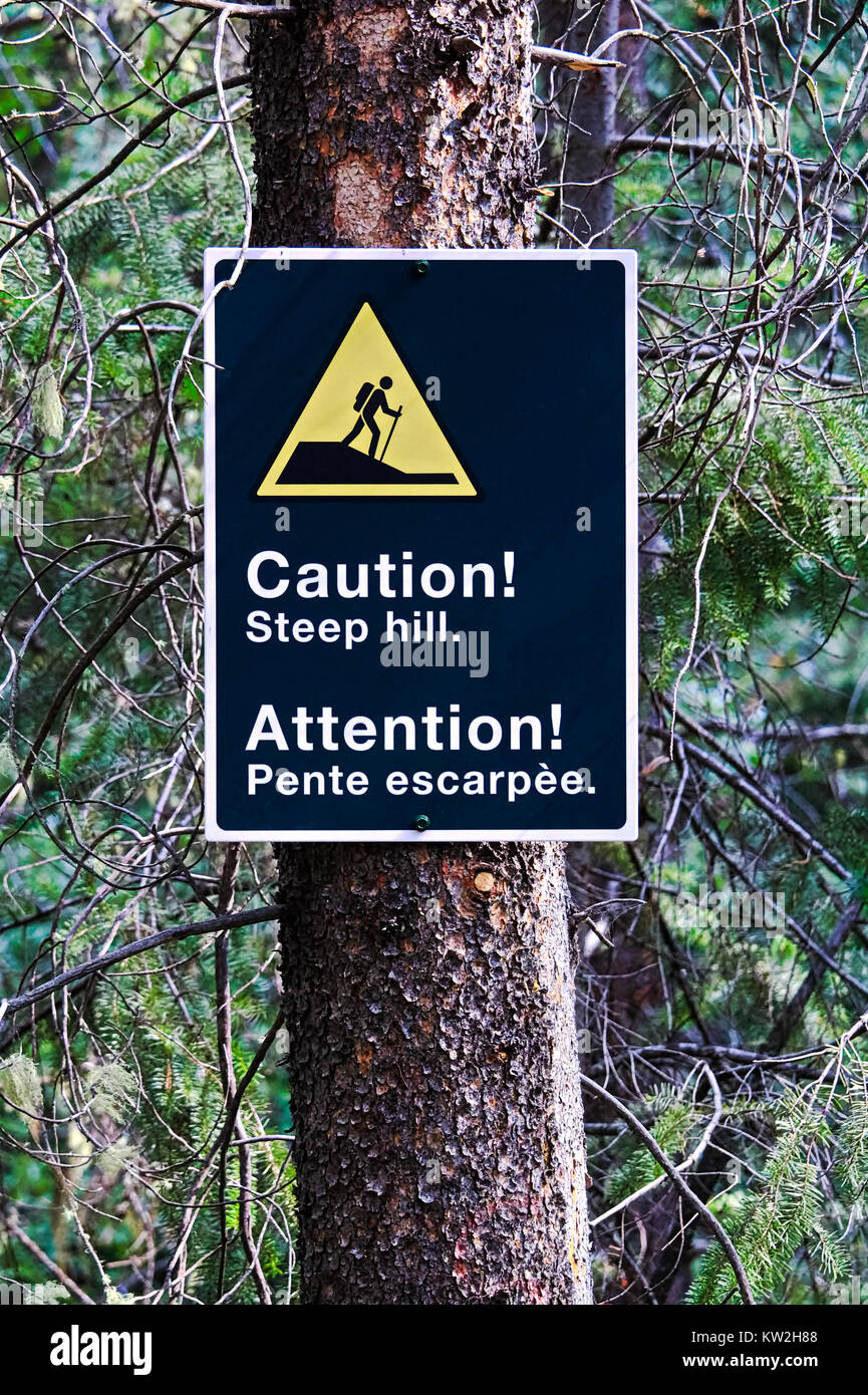 Steep Hill Sign High Resolution Stock Photography and Images - Alamy