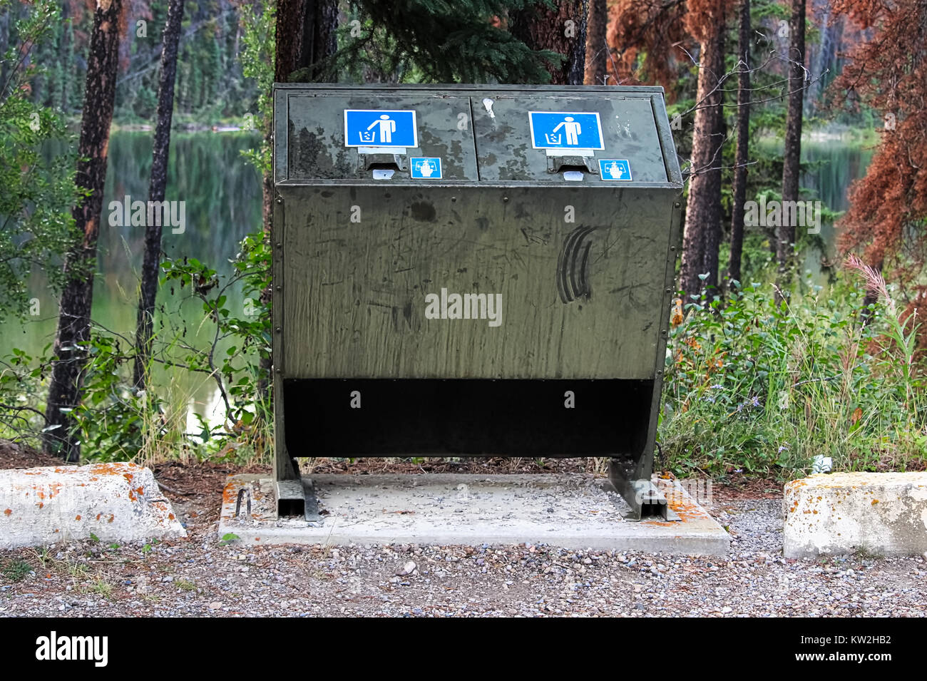 Bear Proof Garbage High Resolution Stock Photography and Images - Alamy