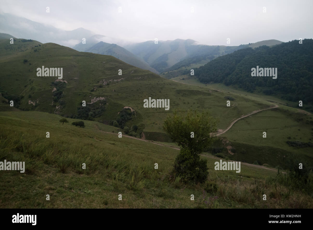A night in Caucasian mountains of Ingushetia/Chechnya Stock Photo - Alamy