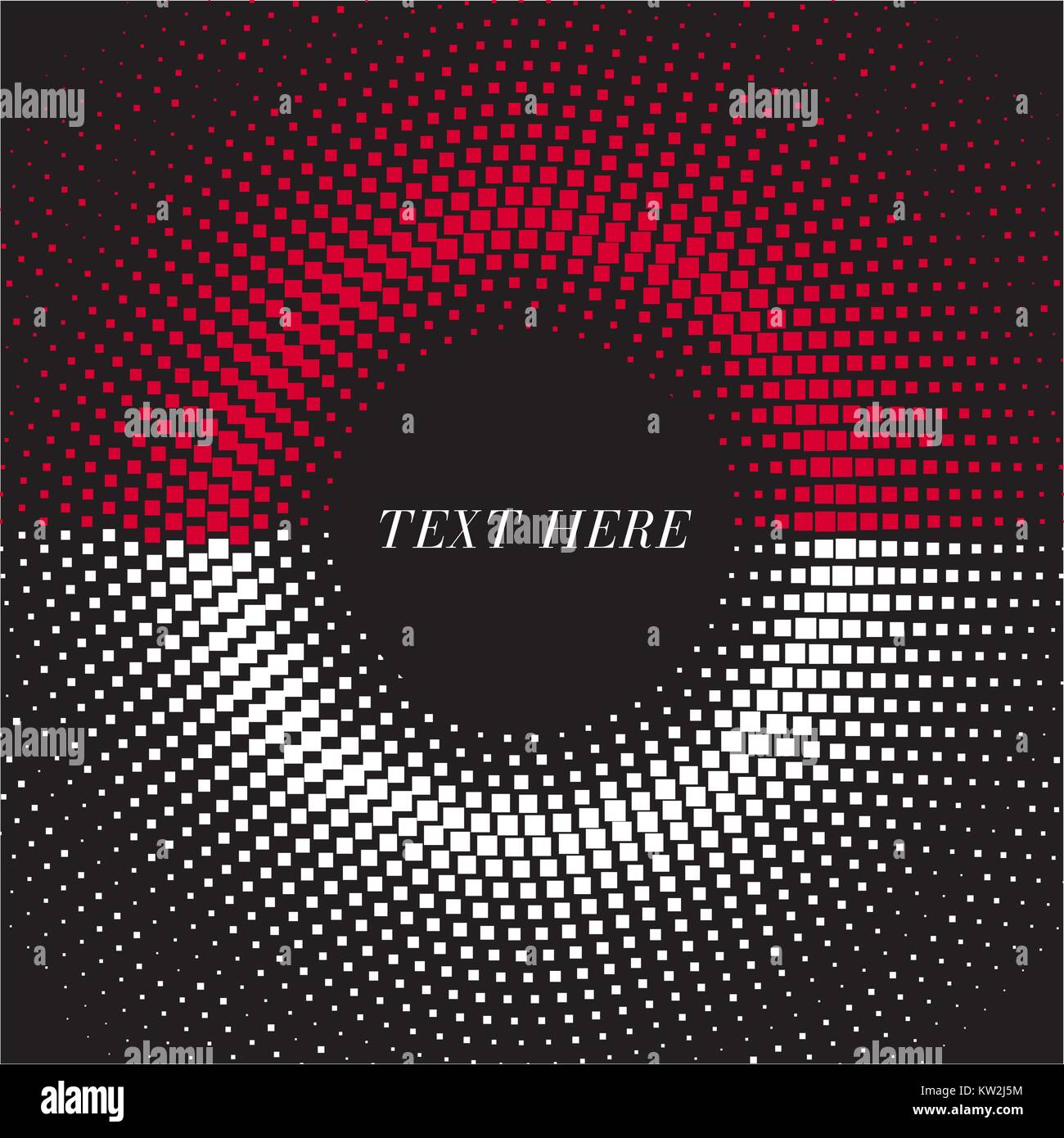 Half tone square round gradient template Monaco flag Stock Vector Image ...