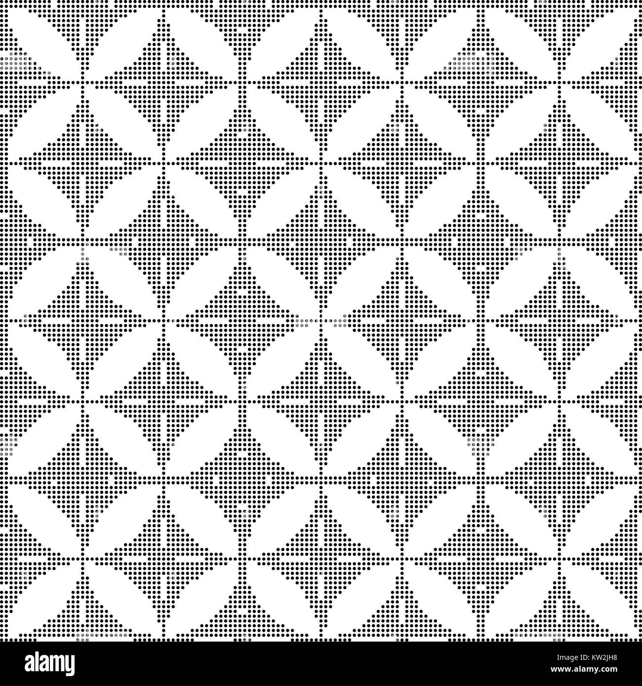 Halftone round black seamless background round curve cross geometry ...