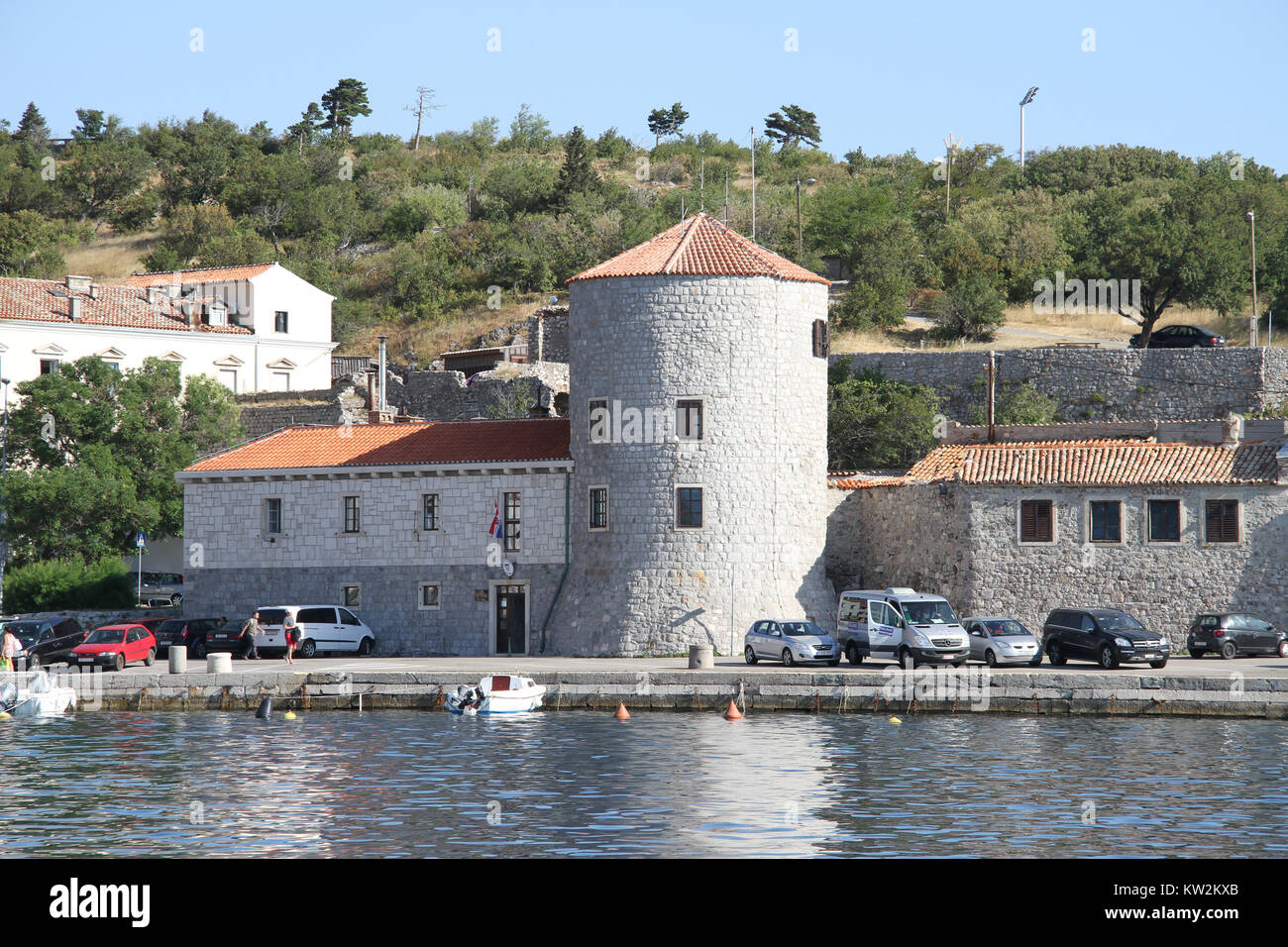Small stone fort in Senj, Croatia Stock Photo - Alamy