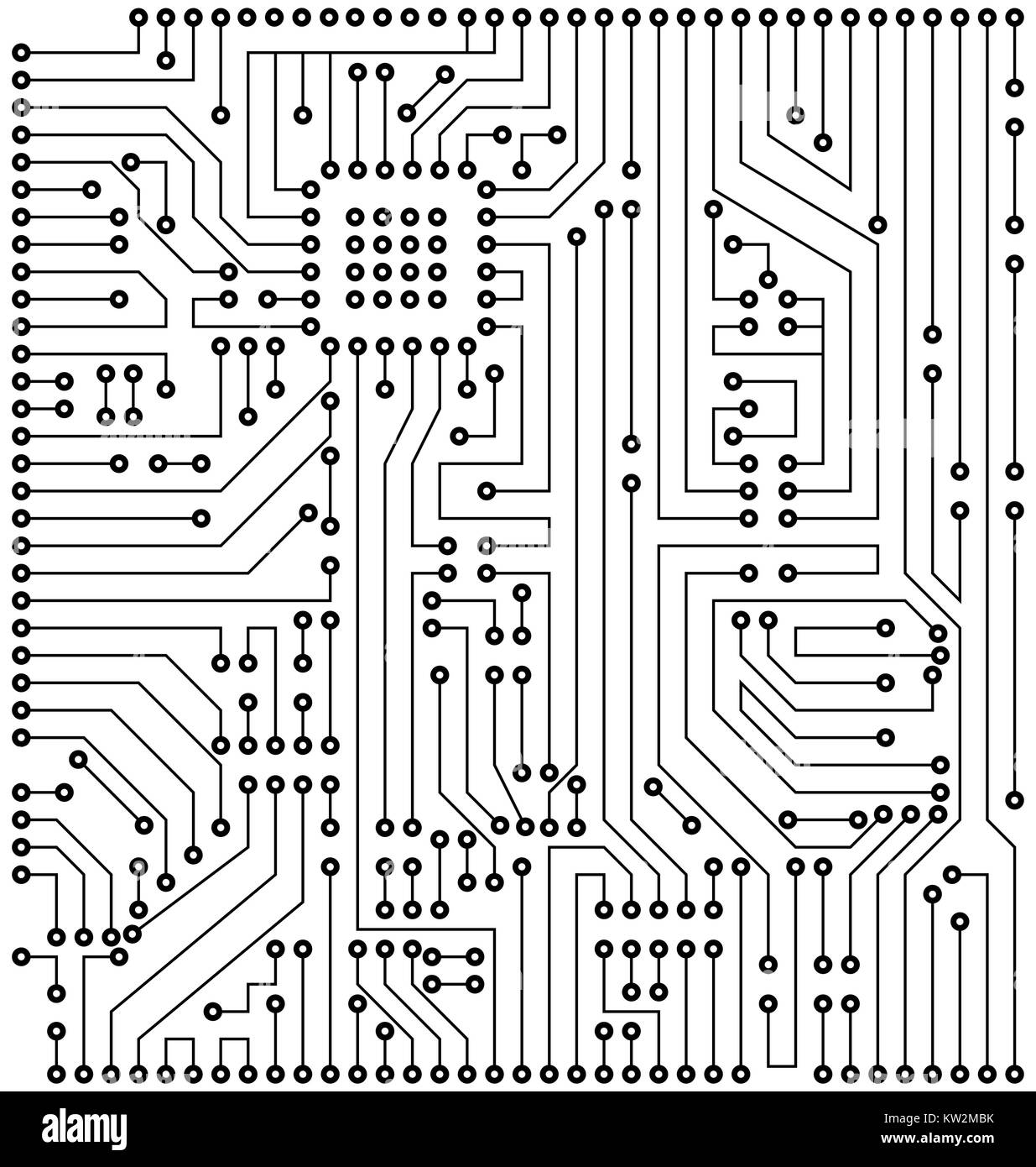 Circuit Texture, Digital Background, Engineering, Processing Stock Vector Image & Art - Alamy