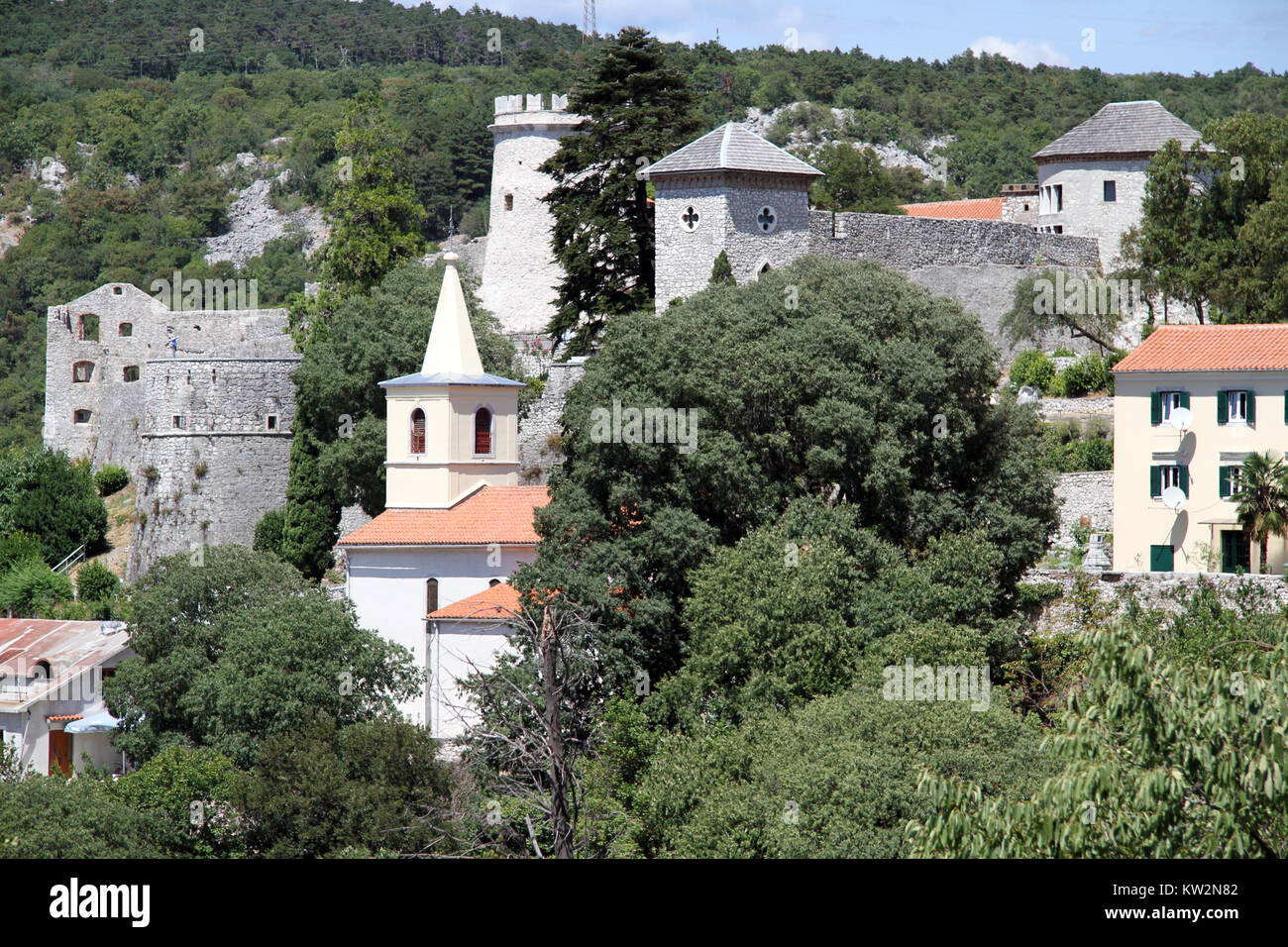 Croatia rijeka trsat church hi-res stock photography and images - Alamy