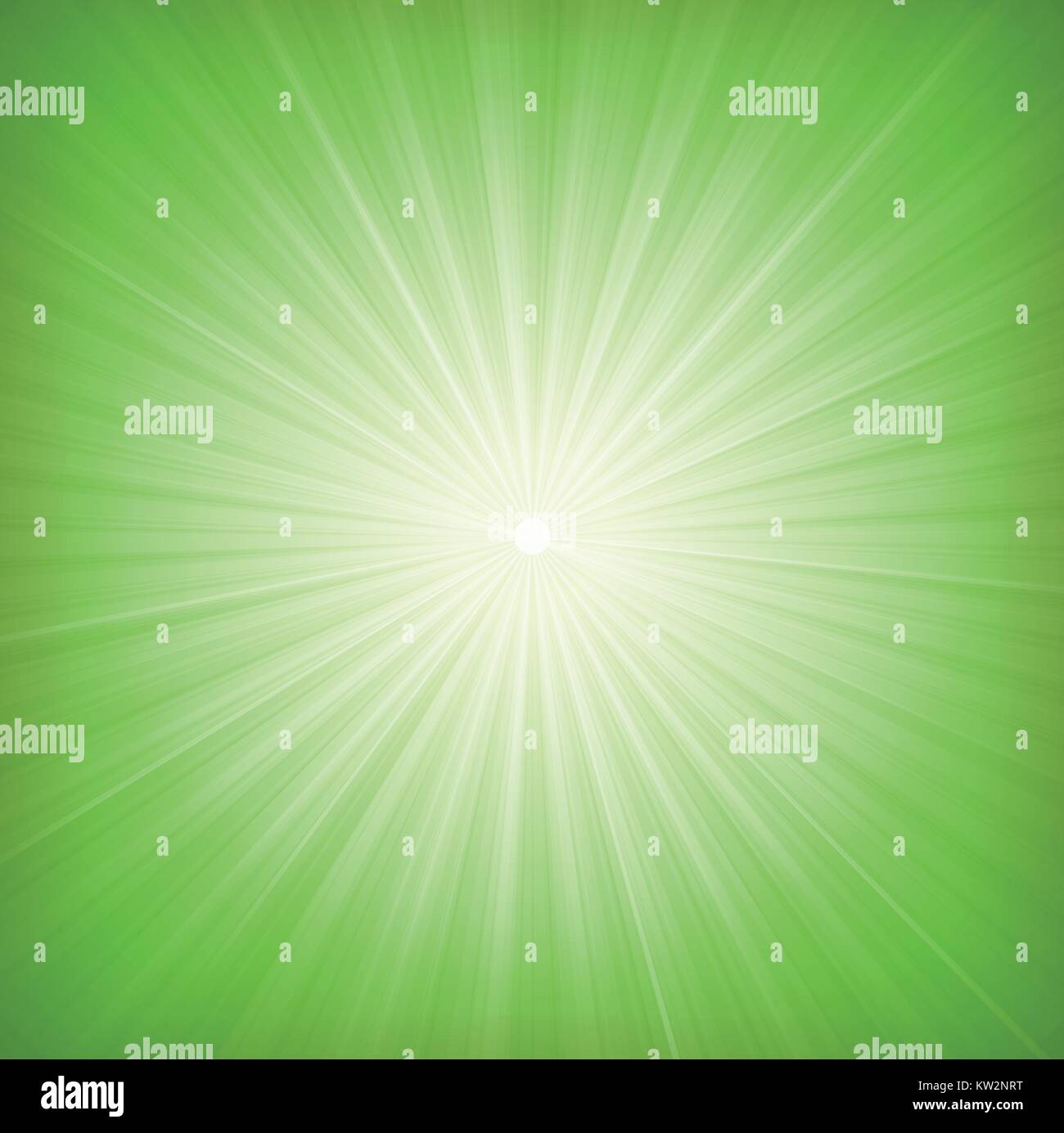 Illustration of a design and flashy green star burst background, with ...
