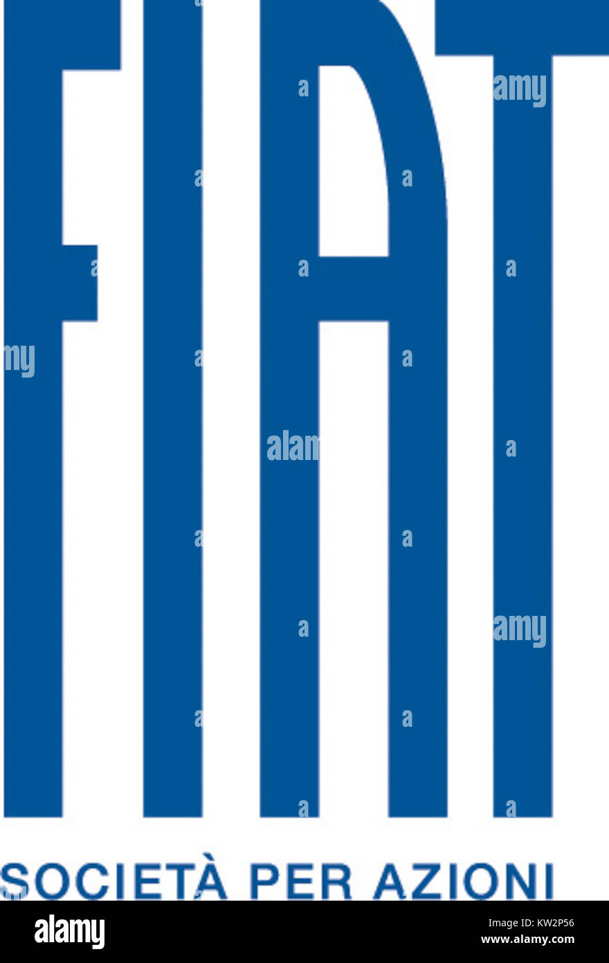 Logo fiat spa Stock Photo - Alamy