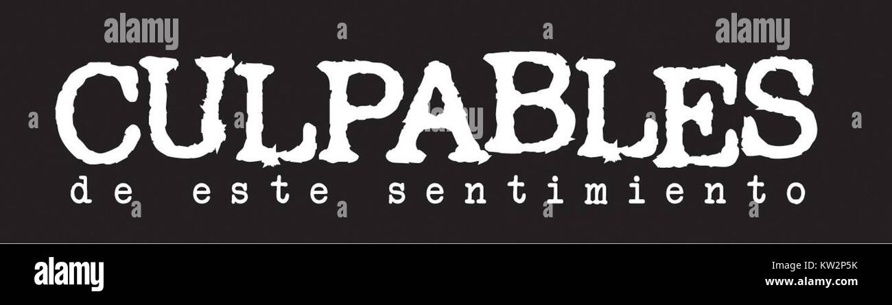 The 'Logotipo de Culpables' refers to the logo for a Spanish-language ...