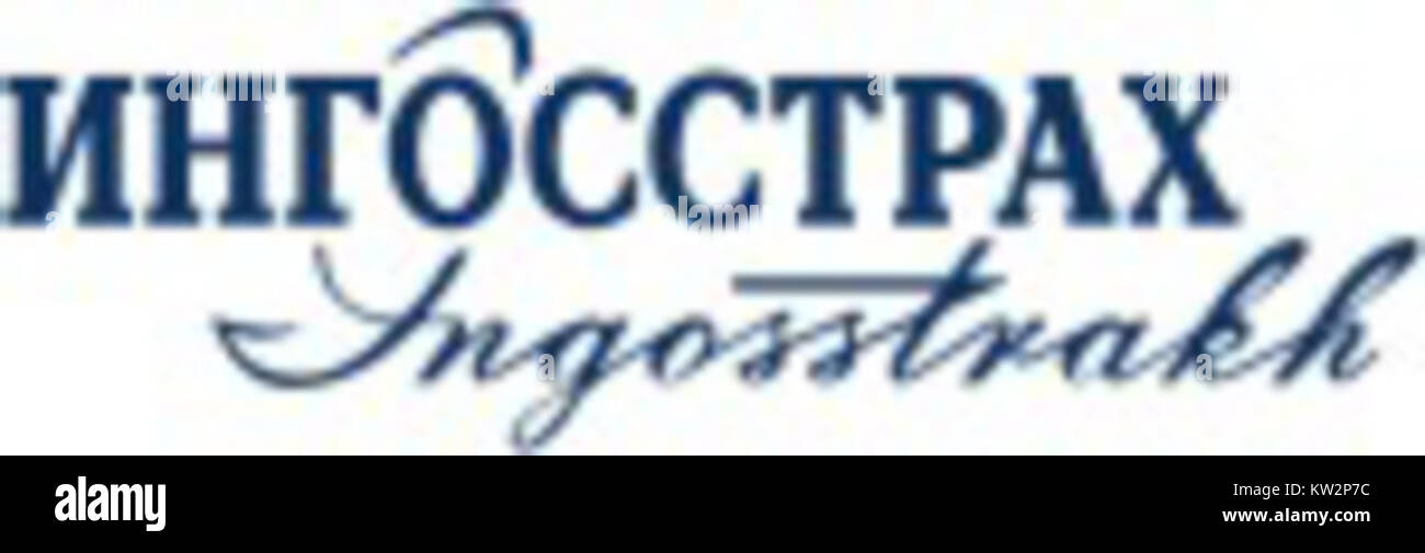 The logo of Ingosstrakh, a Russian insurance company, represents its brand identity in the ...
