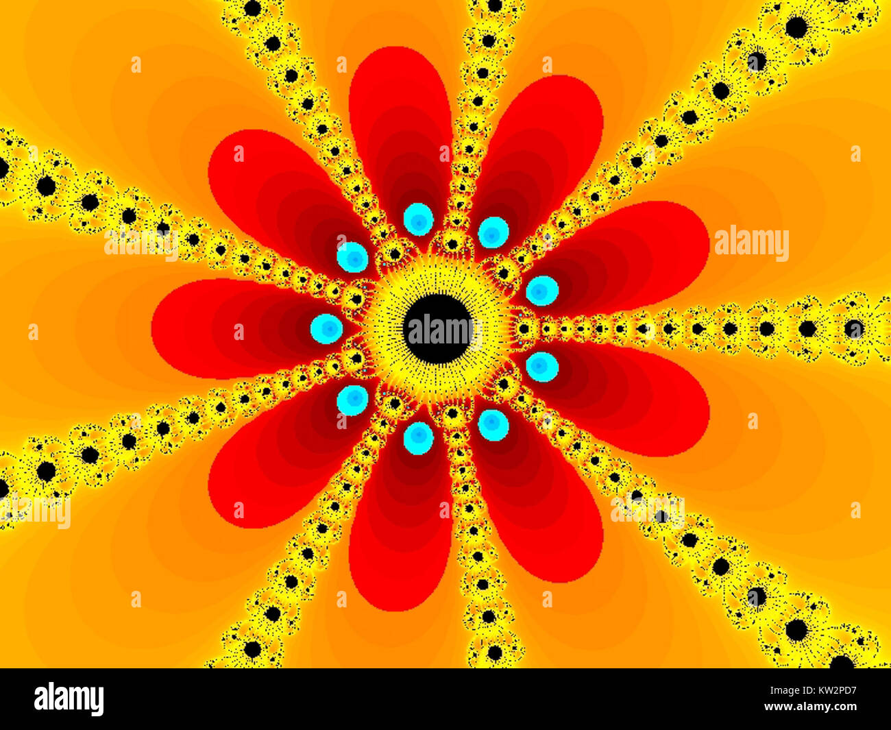 The Mandelbrot set Flower Wacker Art Fractal Generator creates ...