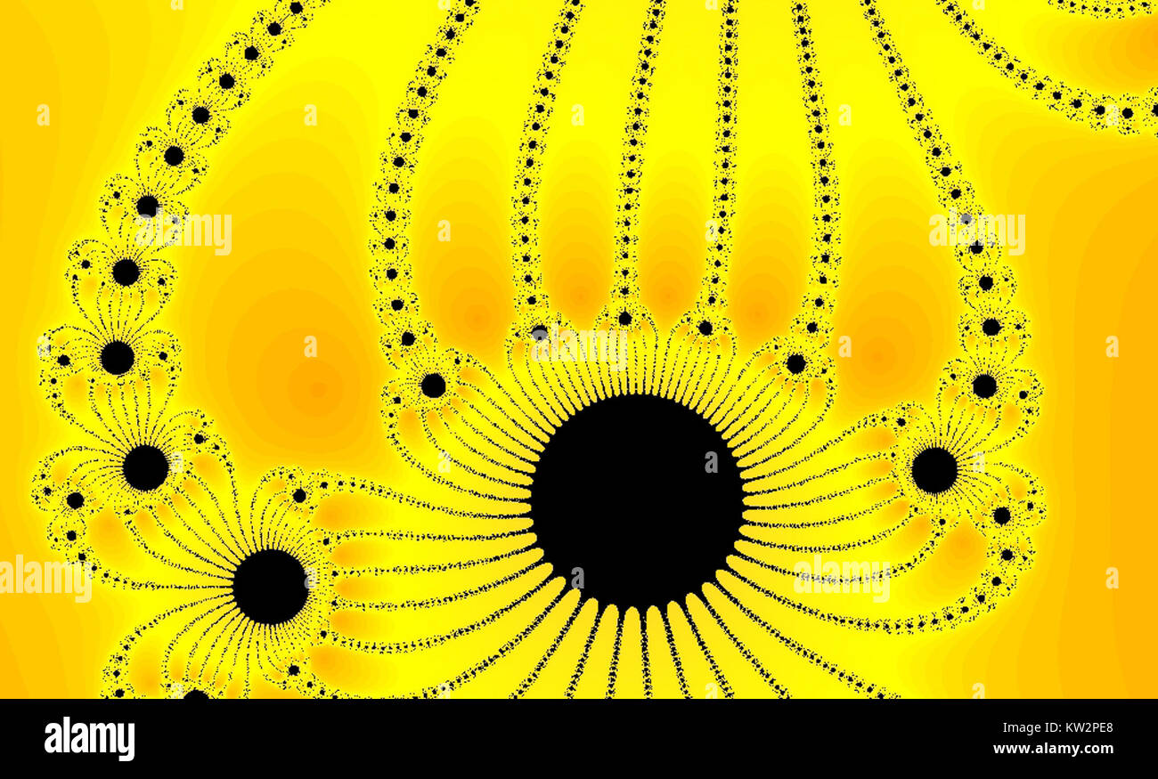 The Mandelbrot set, depicted in this image, is a famous fractal shape ...
