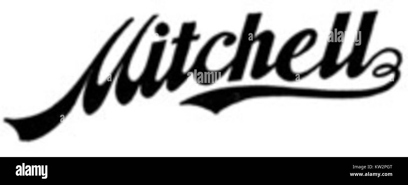 The 1906 Mitchell autos logo represents a historic automobile brand ...