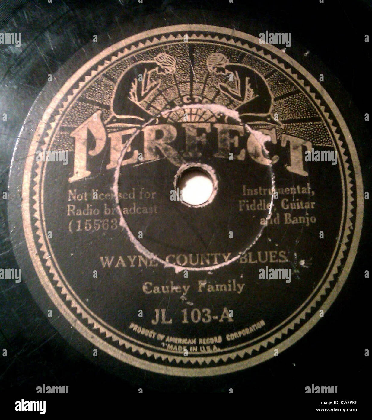 The Perfect JL 103 A Wayne County Blues refers to a specific object or entity, possibly a ...