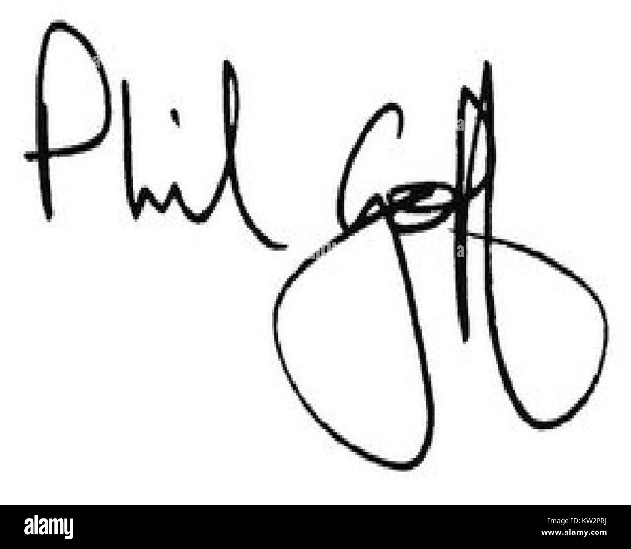 Phil Goff's signature, representing his identity and involvement in ...