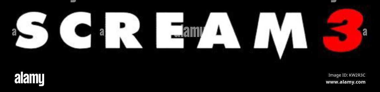 The Scream 3 logo represents the third installment of the Scream horror ...