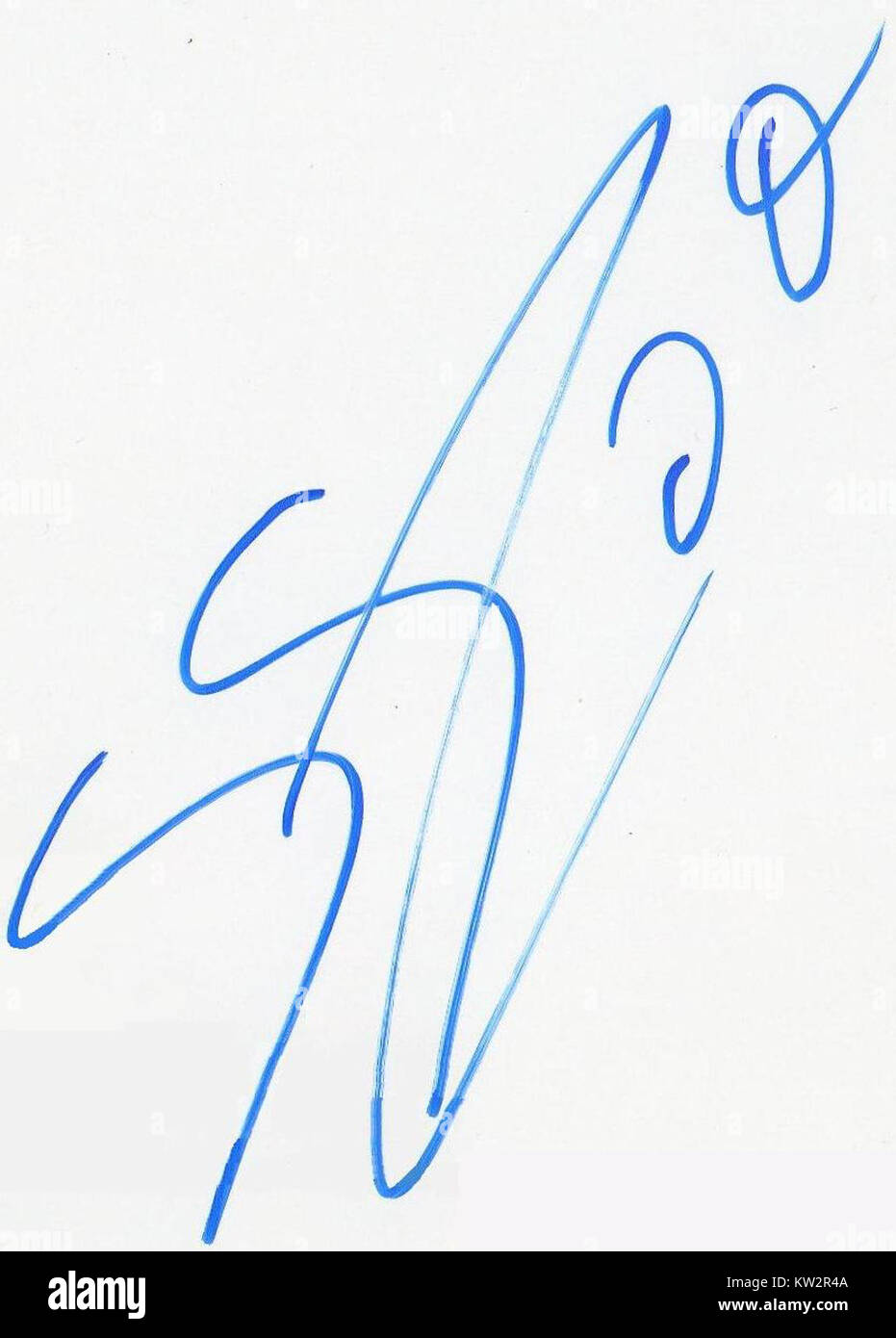 Signature Jamie Green Stock Photo - Alamy