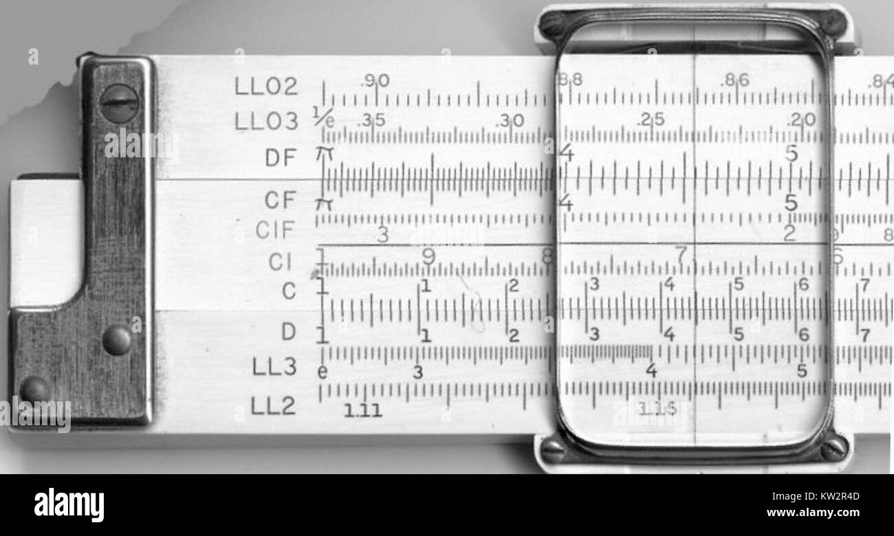 The slide rule is an analog device used for mathematical calculations ...