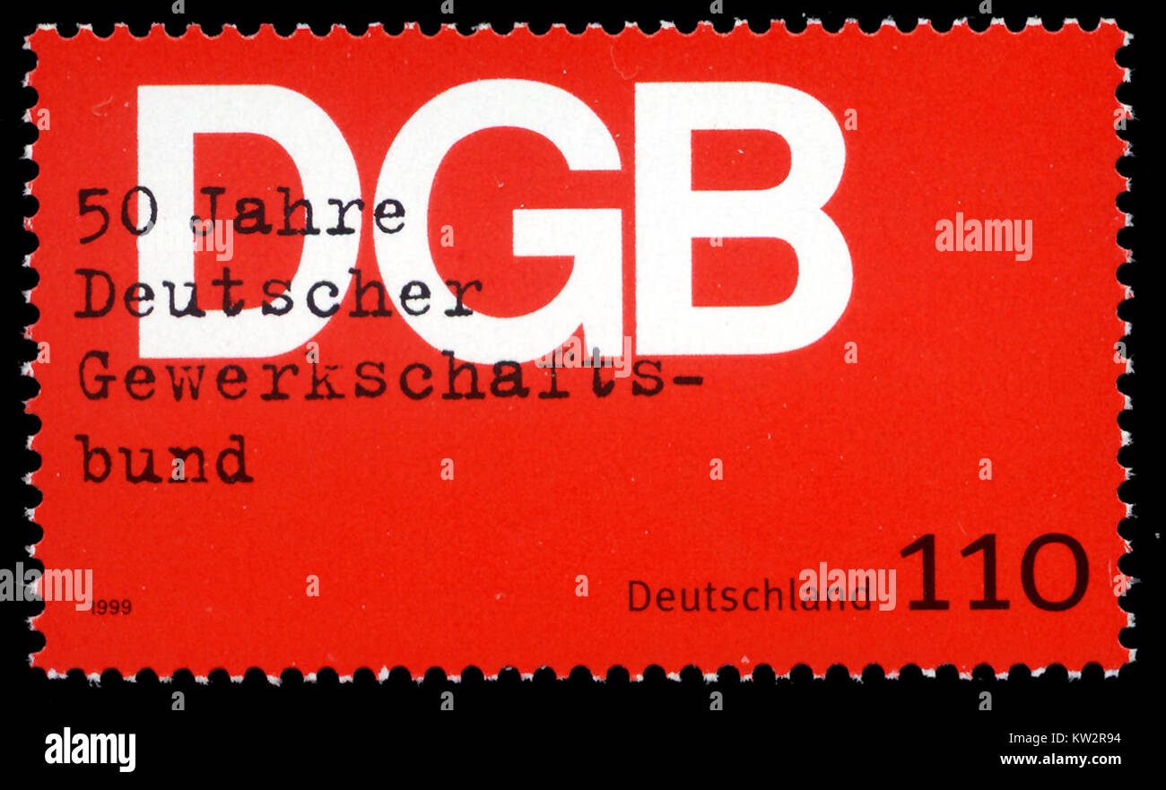 This stamp, issued in Germany in 1999, features the MiNr 2083 ...