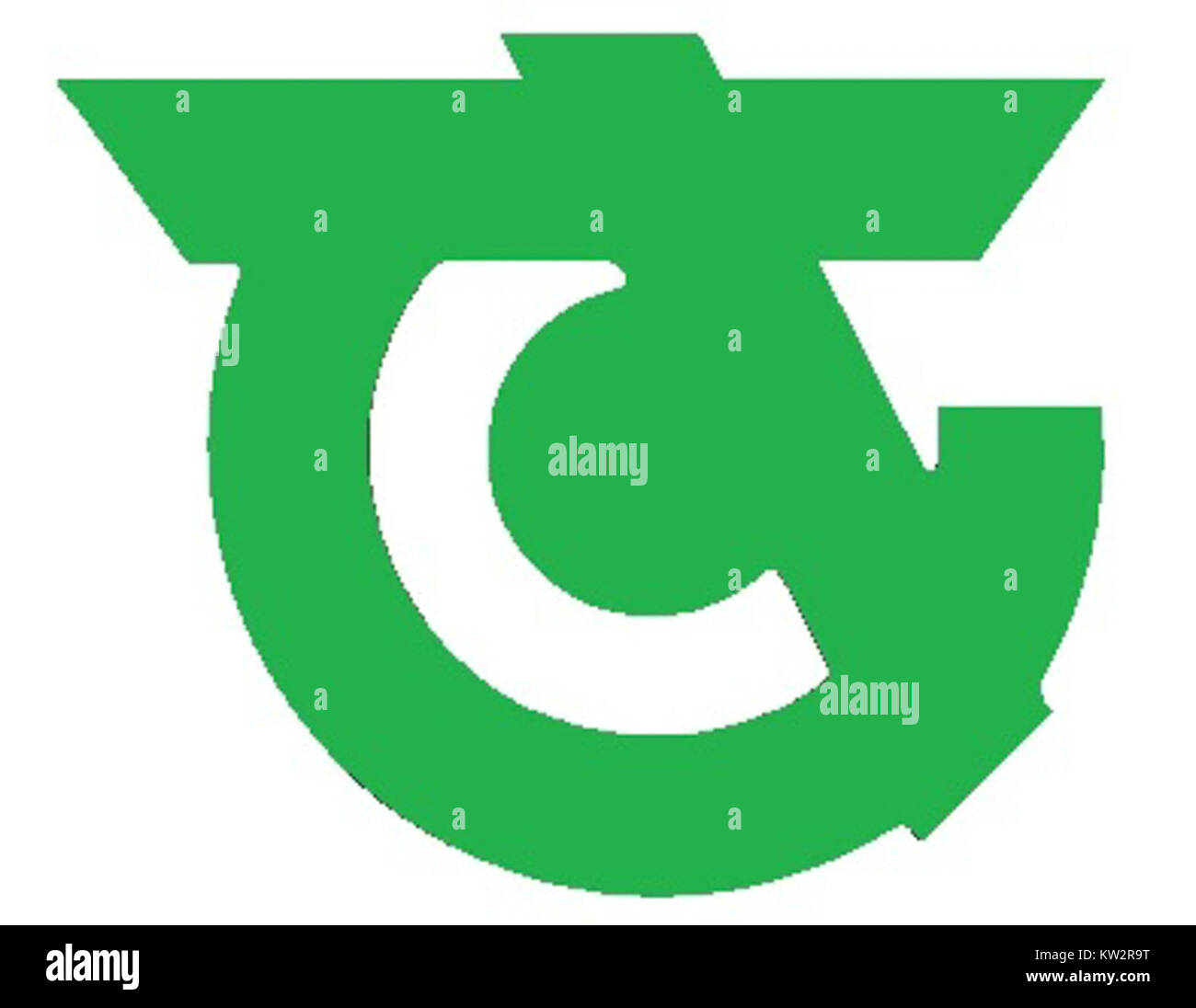 An image of the emblem of Takeishi, a district in Nagano Prefecture ...