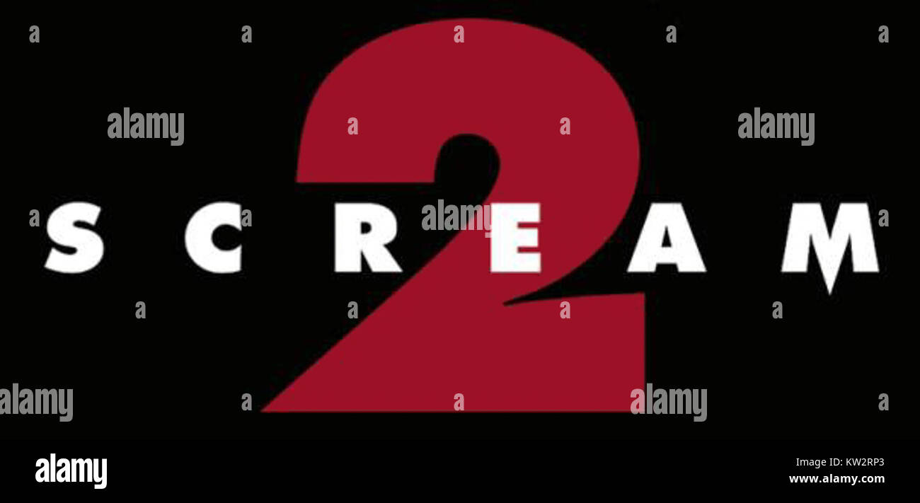 The logo for Scream 2, the 1997 horror film, is iconic, representing ...