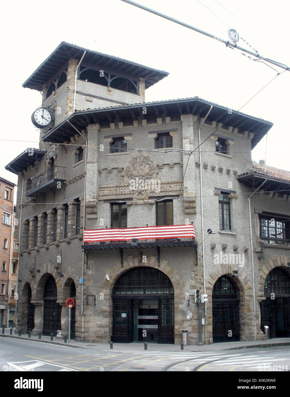 The Achuri Station in Bilbao, Spain, is a key transport hub in the city ...