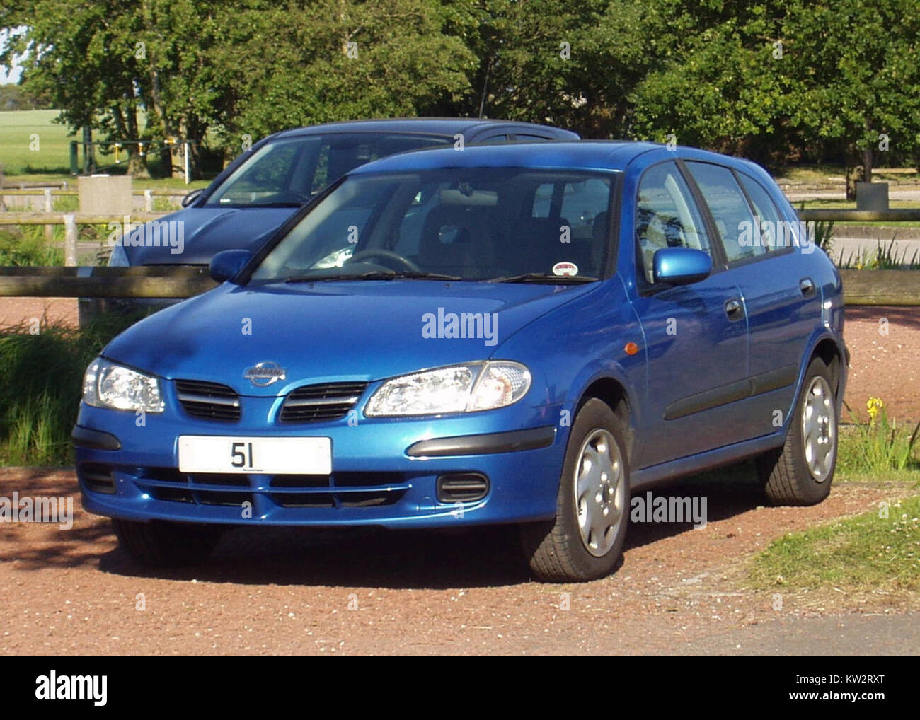 A 2001 Nissan Almera SE, a five-door model known for its reliability ...