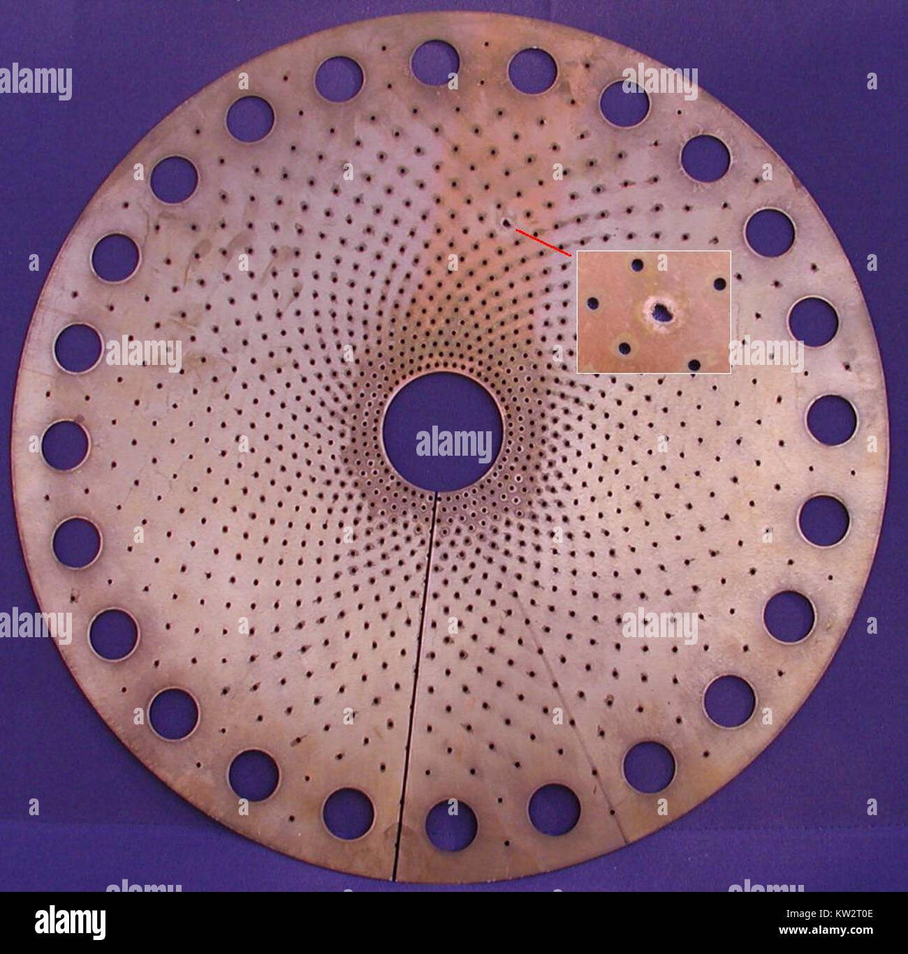 The Bitter electromagnet disk is a scientific apparatus used in ...