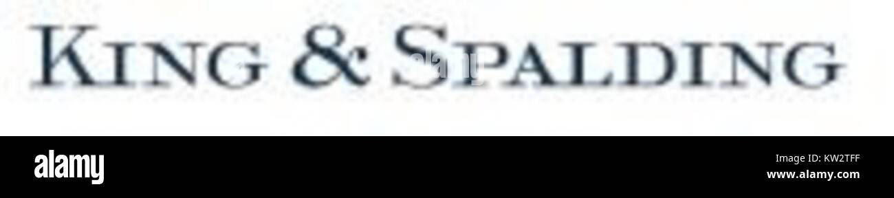 King spalding logo Stock Photo - Alamy