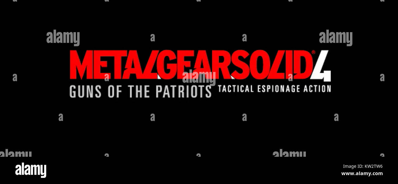 MGS4 Black refers to the special edition of the video game 'Metal Gear ...