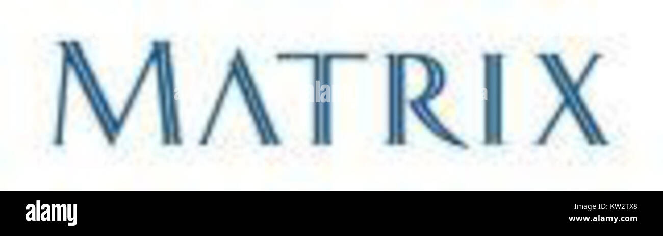 The Matrix logo without borders represents the iconic visual identity ...