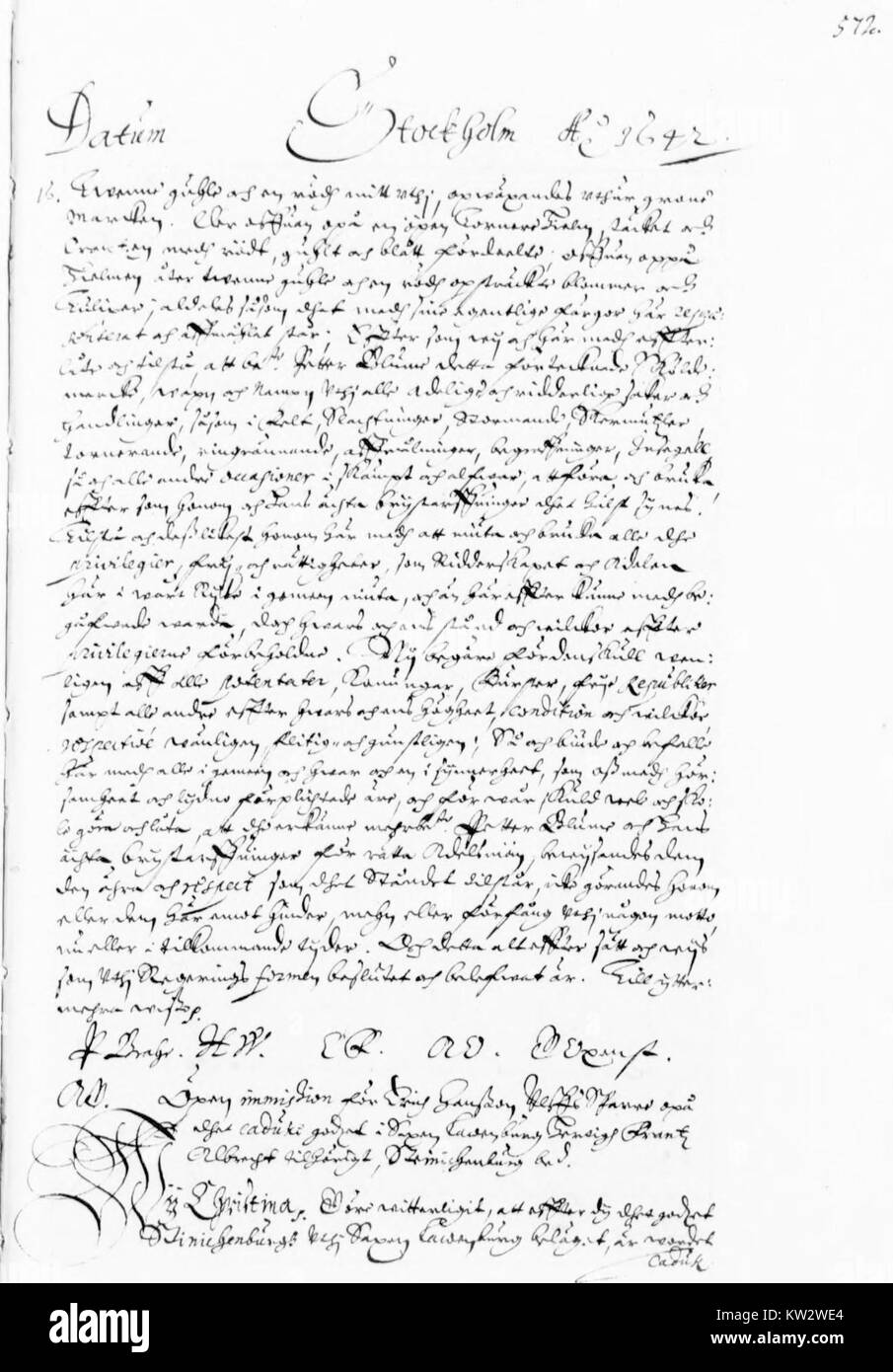 A document from May-June 1642, part of a historical collection ...