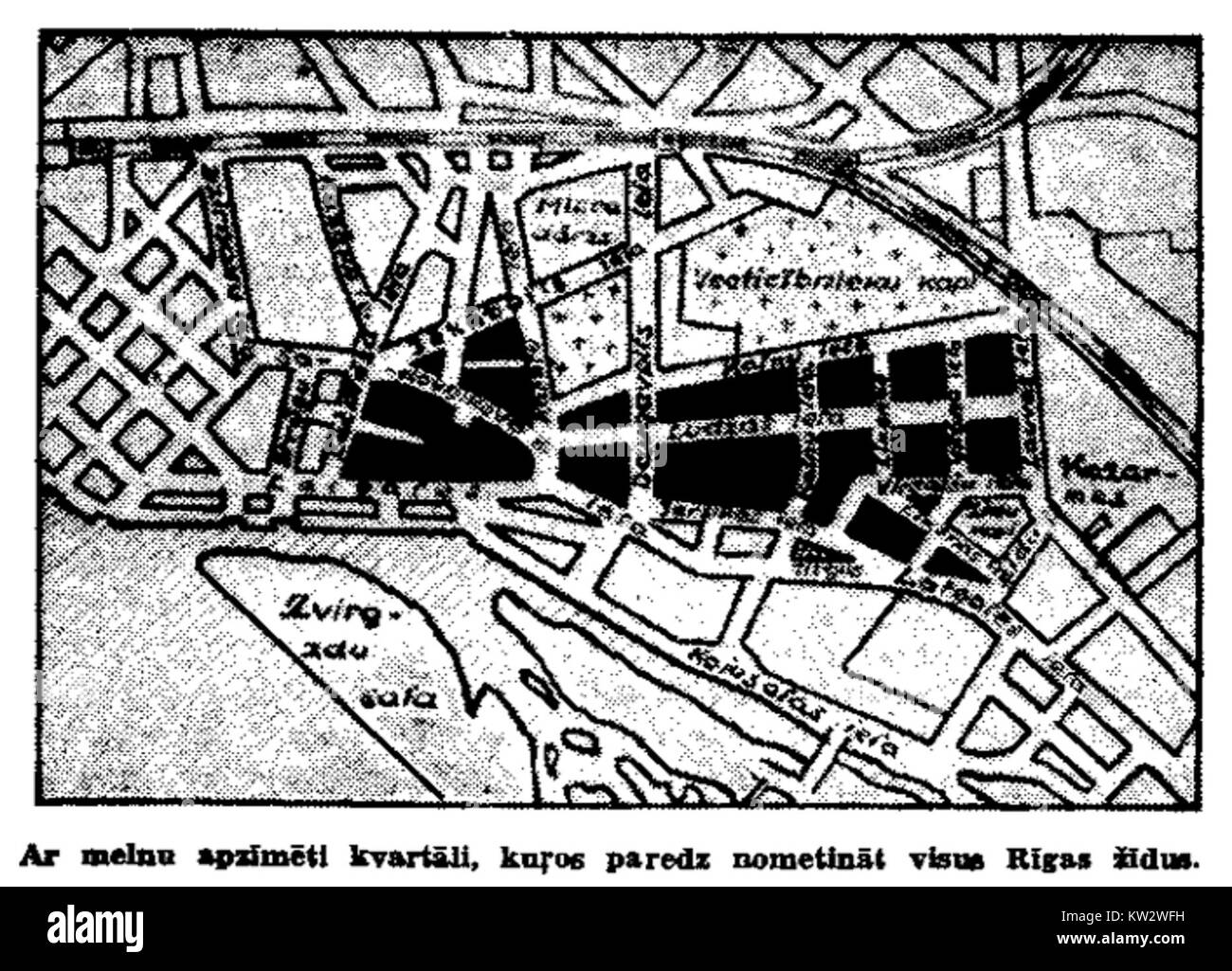 Map of riga Black and White Stock Photos & Images - Alamy