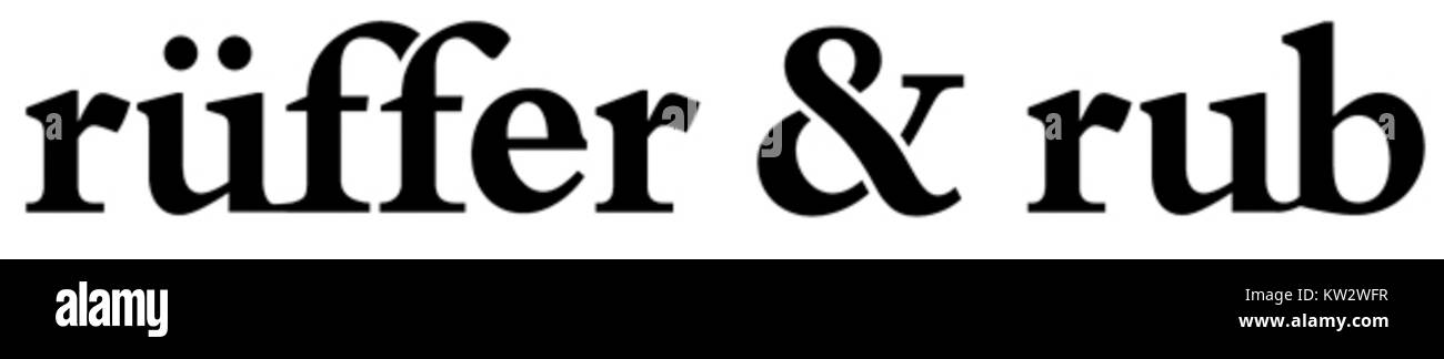 Rueffer und Rub is a company known for its logo design and branding ...