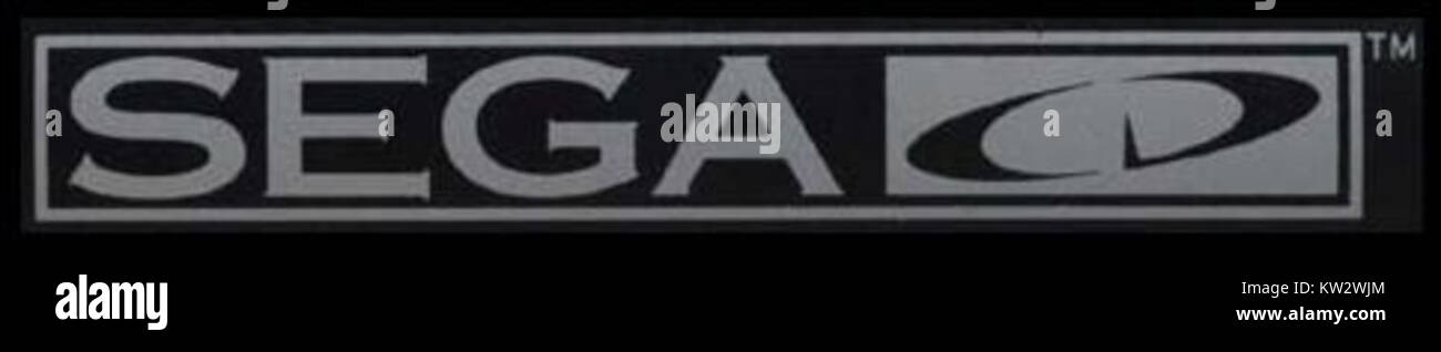 The Sega CD logo represents the brand of the Sega CD system, an add-on ...